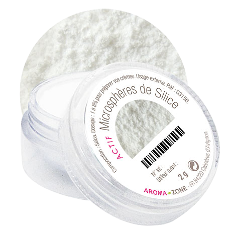 Poudre de silice matifiante peau grasse - Aroma-Zone